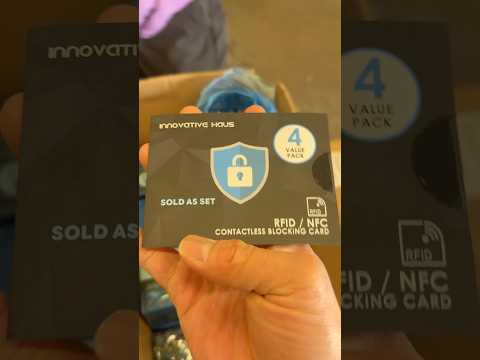 You MUST have RFID blocking cards in your wallet! #innovativehaus