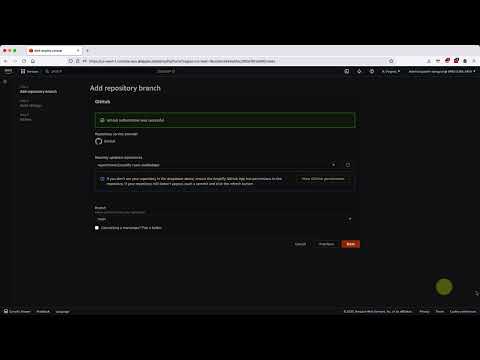 Configuring CI/CD Pipeline in AWS Amplify with GitHub | Full Stack Generative AI | Video 18