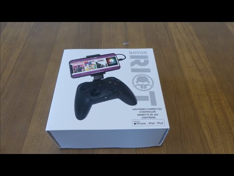 unboxing Rotor Riot controller for IOS devices HD 720p