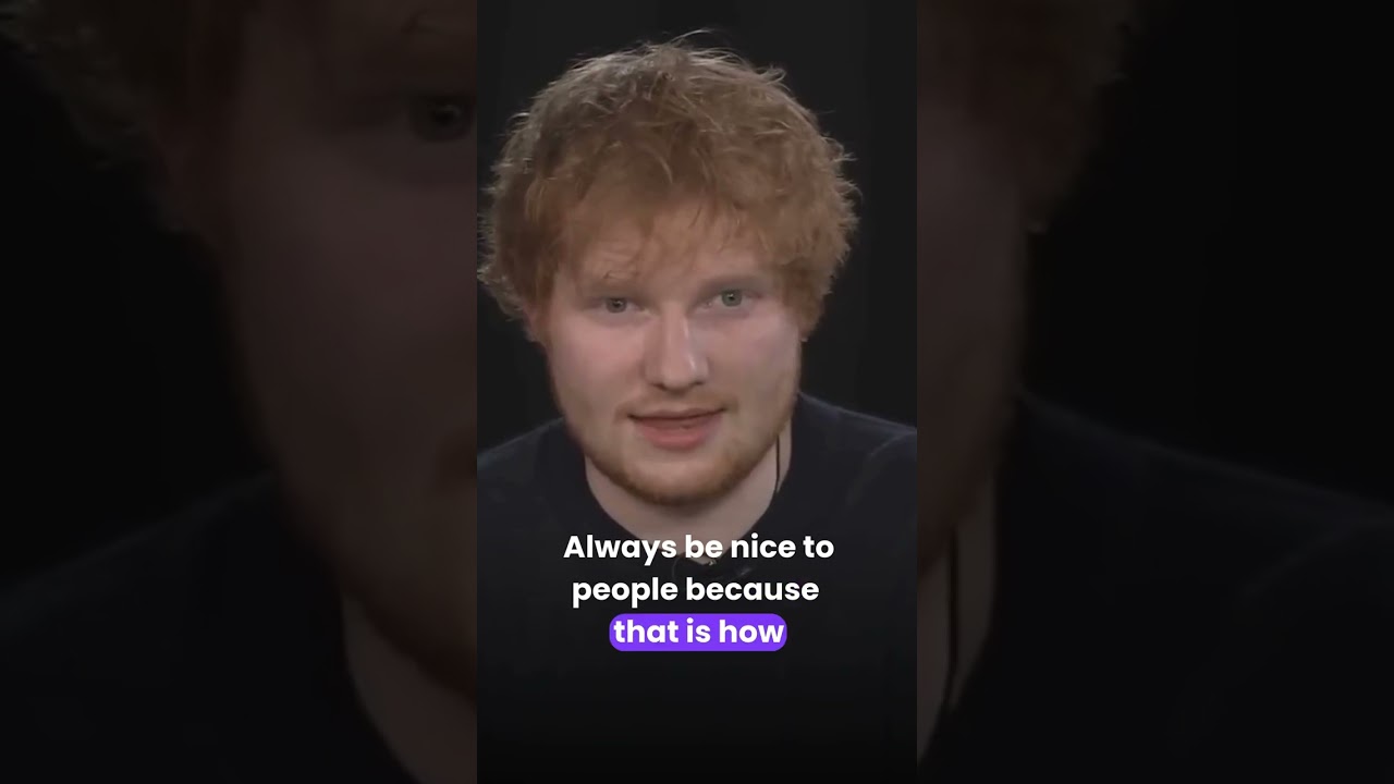 EdSheeran on 10,000 hour rule and advice for musicians starting out