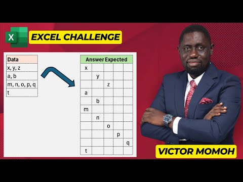 Excel Challenge:Â split a cell into multiple rows