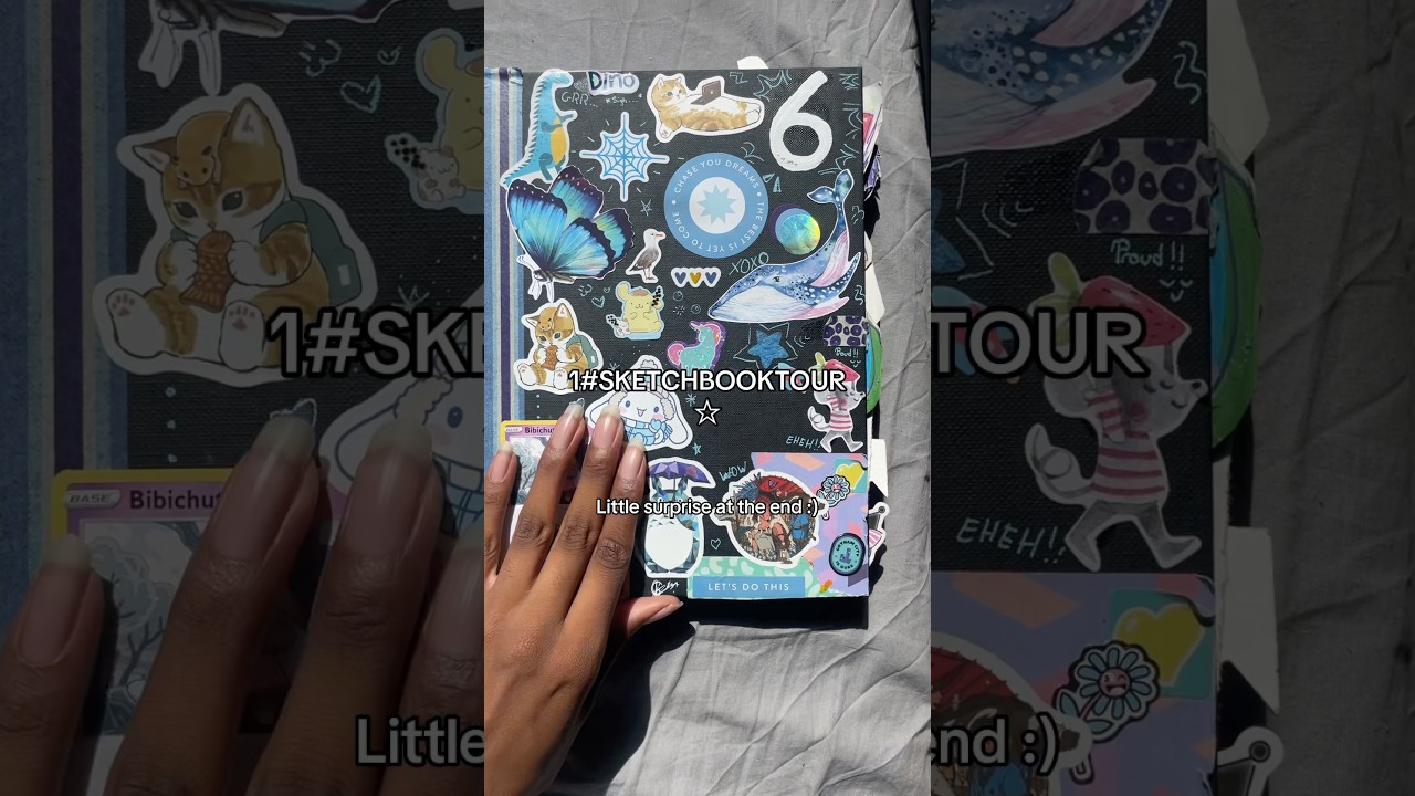 I made a full sketchbook tour video! Go check it out if you want :3