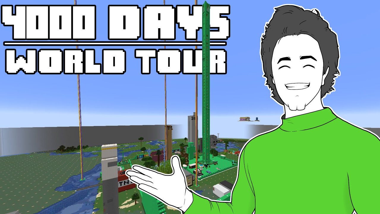 4000 Days - [Hardcore Minecraft] WORLD TOUR