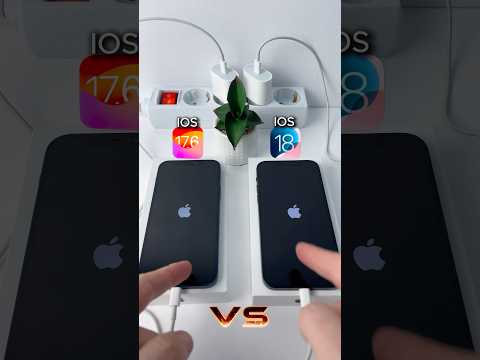 iPhone 12 IOS 17 Vs IOS 18 Power On speed Test Comparision