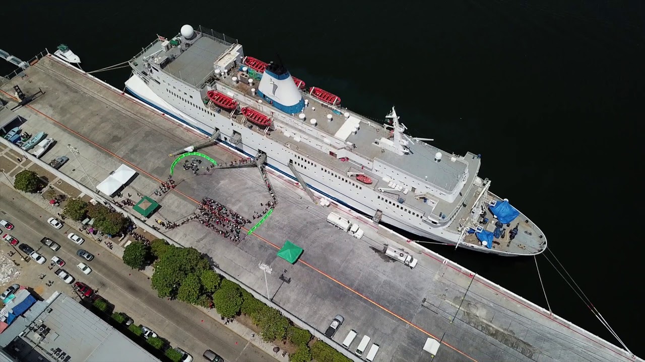 Logos Hope in Coatzacoalcos, Mexico [Drone - DJI Mavic Pro]