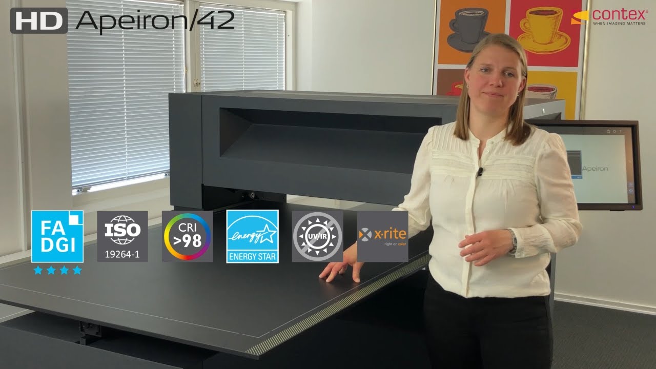 In-depth presentation of HD Apeiron/42 contact-free art scanner – Contex large format scanning