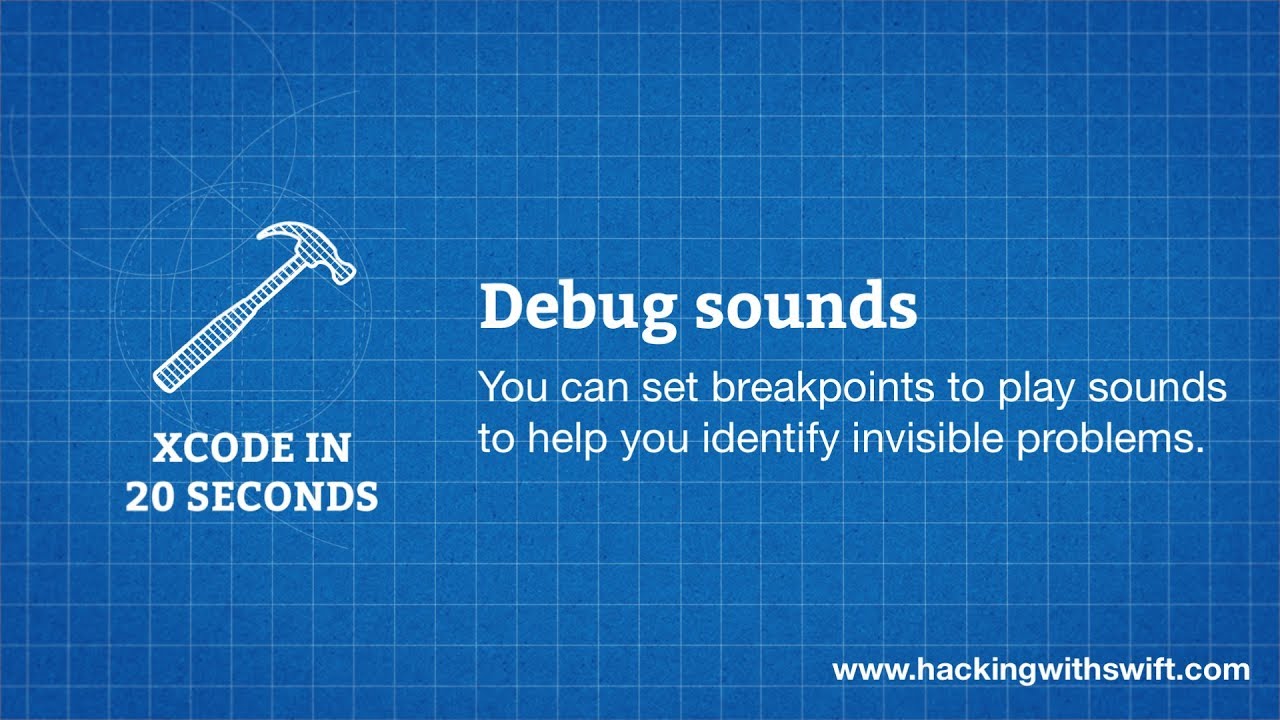 Xcode in 20 Seconds: Debug sounds