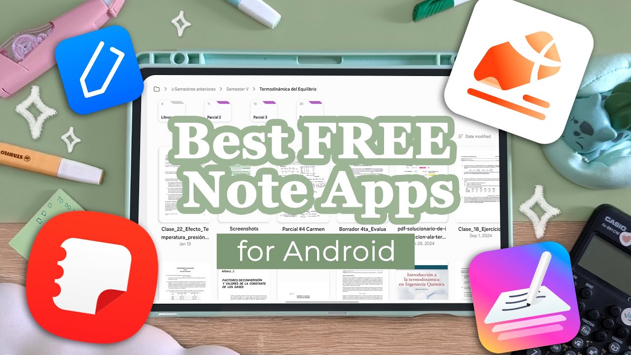 3 Best FREE Note-Taking Apps for Android ✍️ Student review ✨