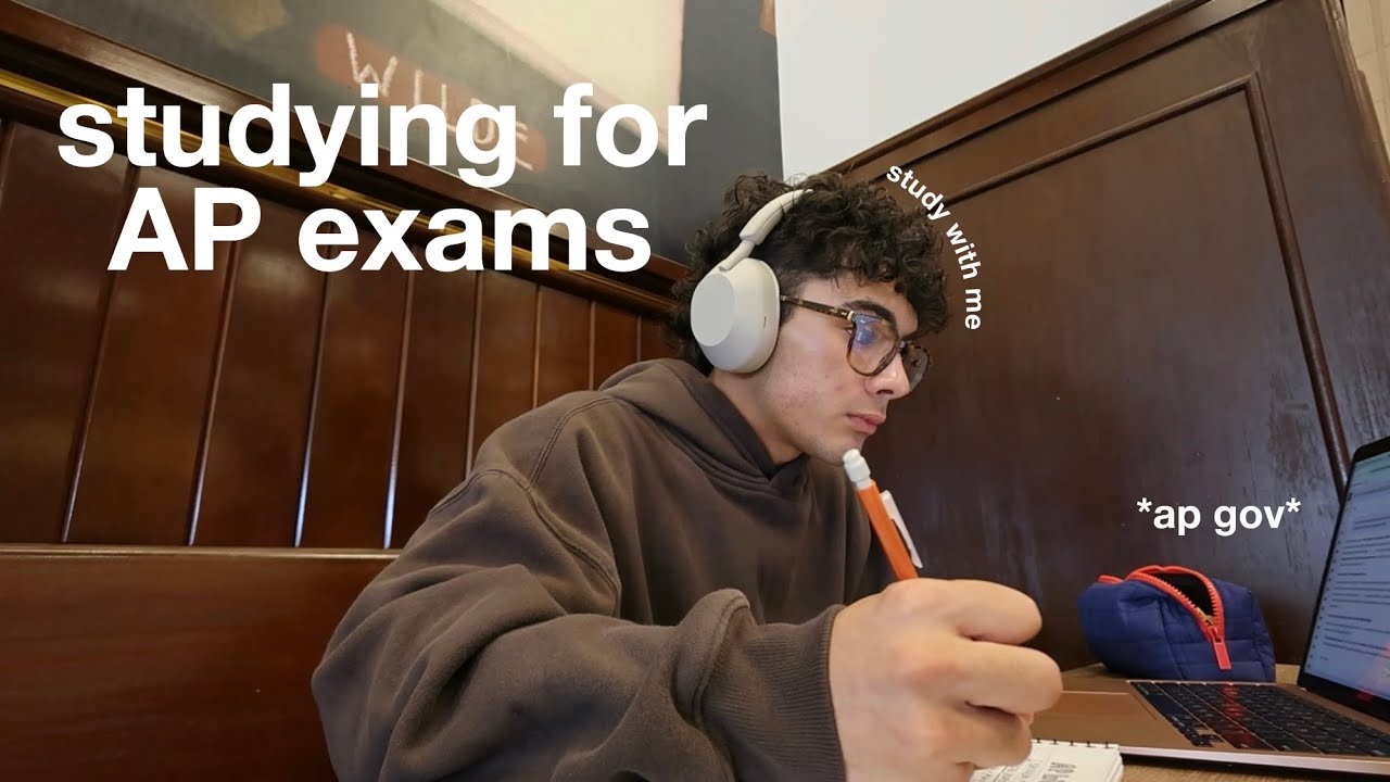 studying for ap exams 📚 | study with me, cafe hopping, motivation, + study vlog