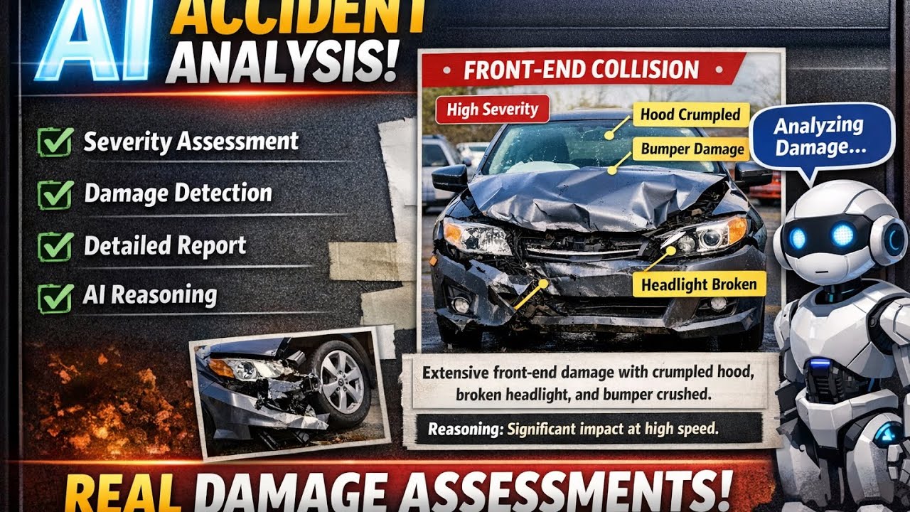 I Built an AI That Analyzes Car Accident Photos (Vision LLM Project)