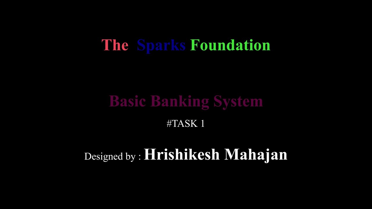 Basic Banking System  [A simple dynamic website using php, html and css]