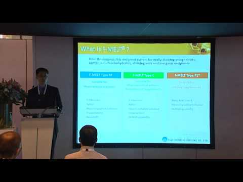 F-MELT: Innovative Patient-Centered Technology Faster, Easier-to-Use, High Performance ODT Excipient