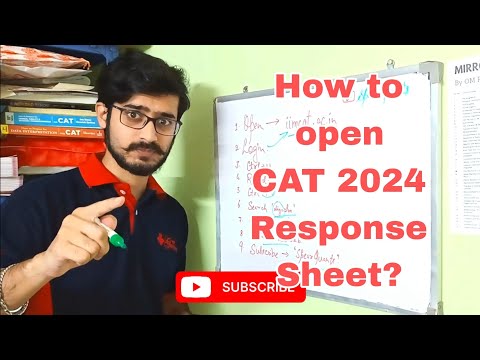How to open CAT 2024 Response/Answer Sheet? Unofficial CAT 2024 results are out | SpearQuants