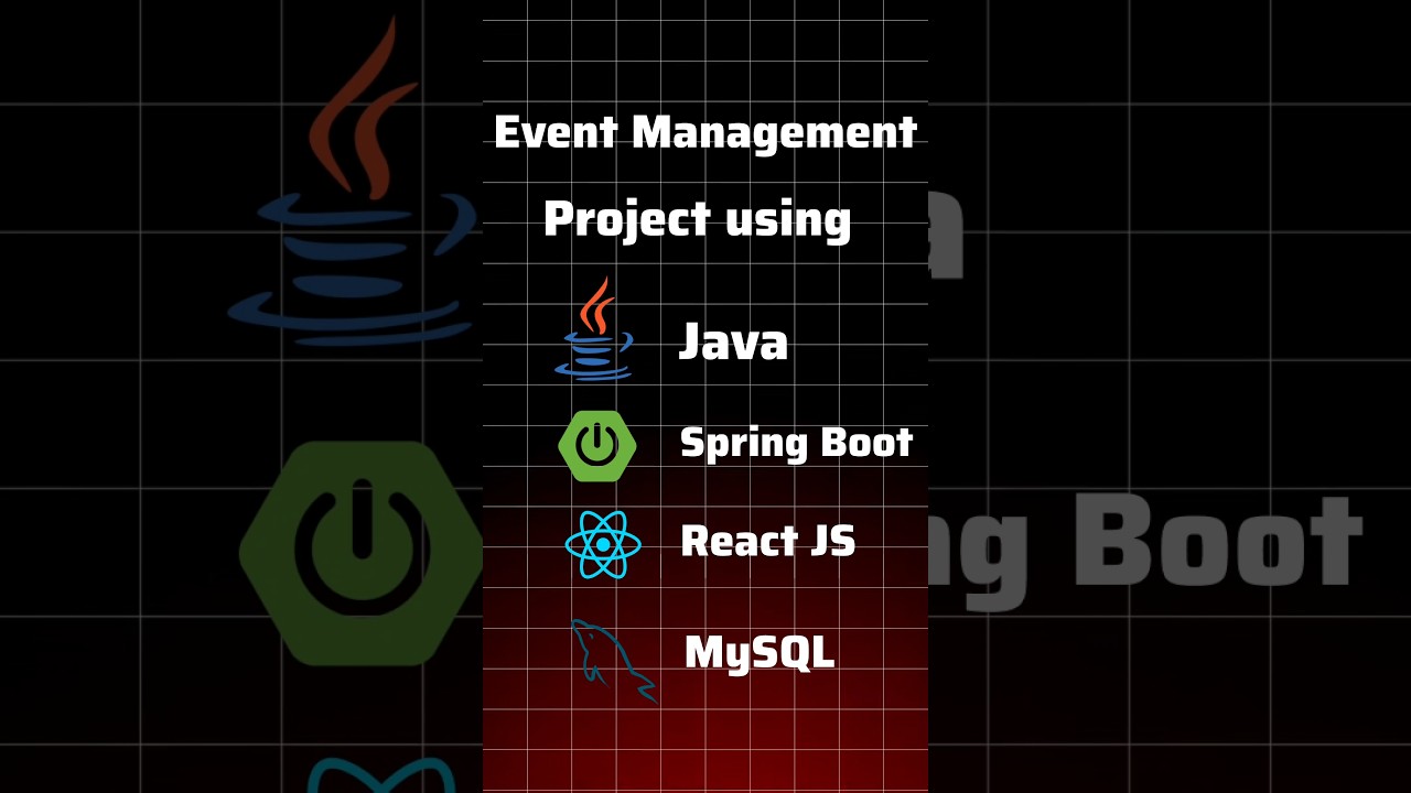 Event Management System Project in Spring Boot, React JS & MySQL #javaproject #springboot #reactjs