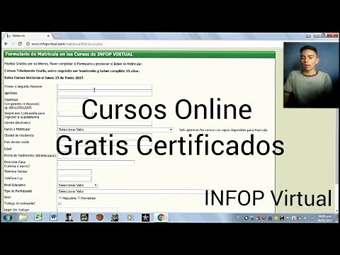 Cursos Online Gratis (INFOP Virtual) Tutorial #1