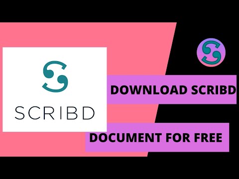 How to Download Scribd documents for FREE|2021 TUTORIAL