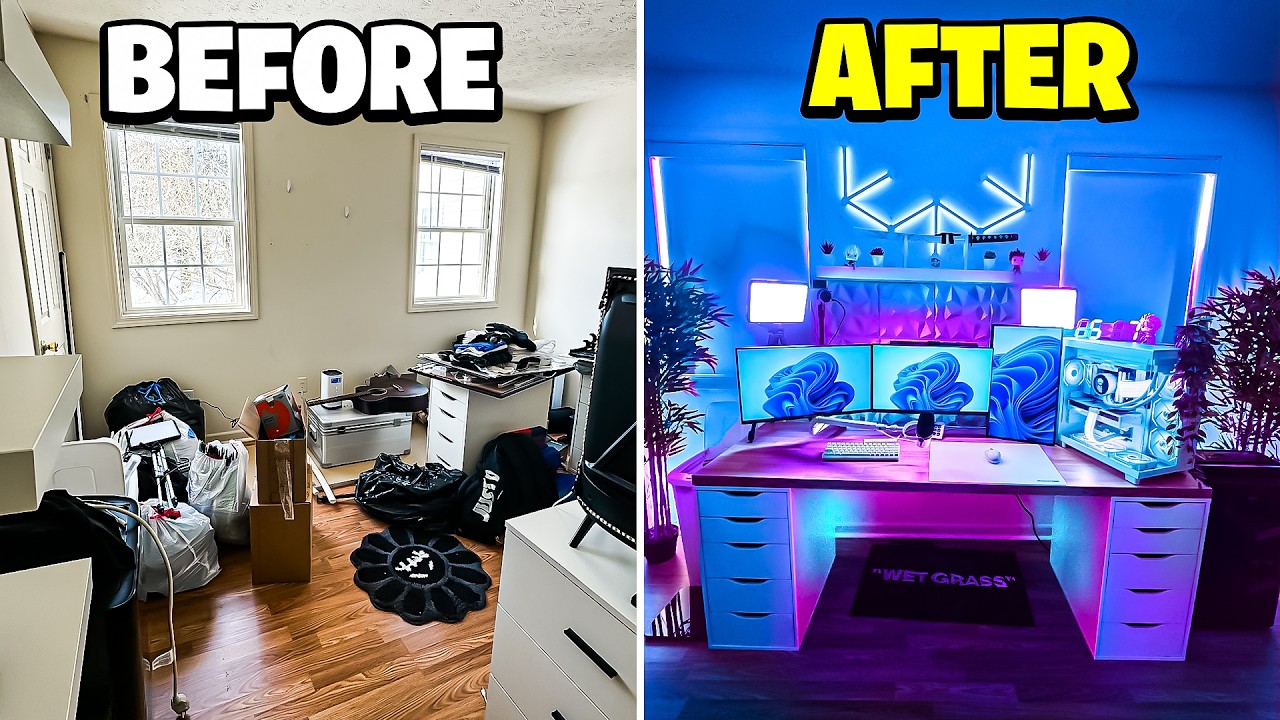 I Built My DREAM $20,000 Gaming Room!