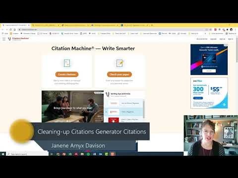 Citation generator fixes - APA style