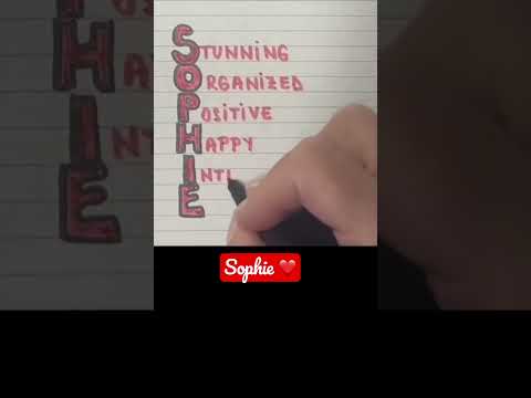Meaning of the name SOPHIE #meaning #name #sophie