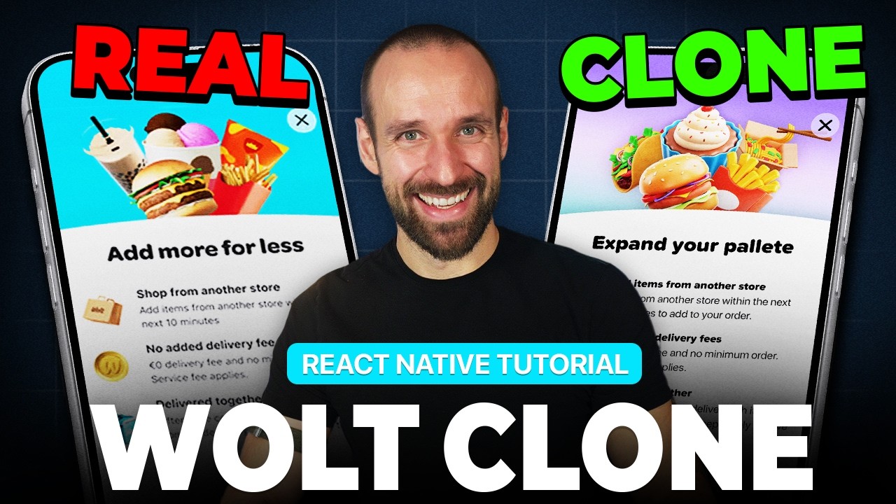 Build a Food Delivery App with React Native (Expo Router, Maps, Reanimated, Zustand) | Wolt Clone