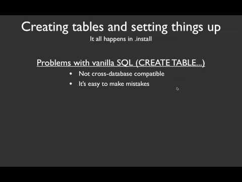 Setting up Your Drupal Module's Install File