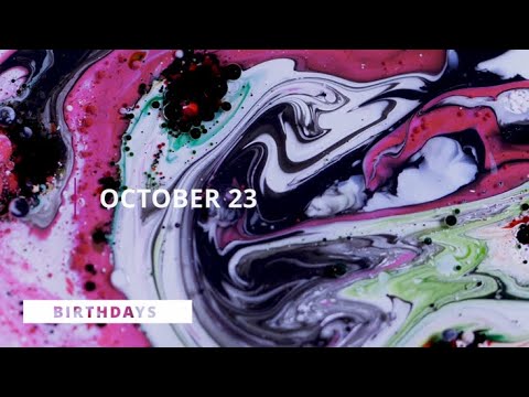 Who was born today & what they said? (October 23)