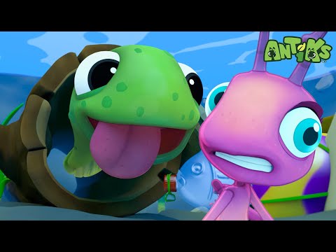 🍬🌊Candy Overboard: Sweet Sinking Surprise | ANTIKS | Moonbug Kids - Funny Cartoons and Animation