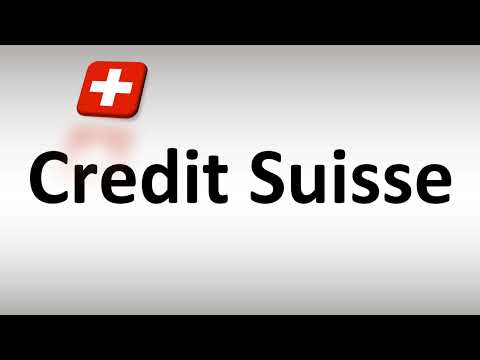 How to Pronounce Credit Suisse? (CORRECTLY)