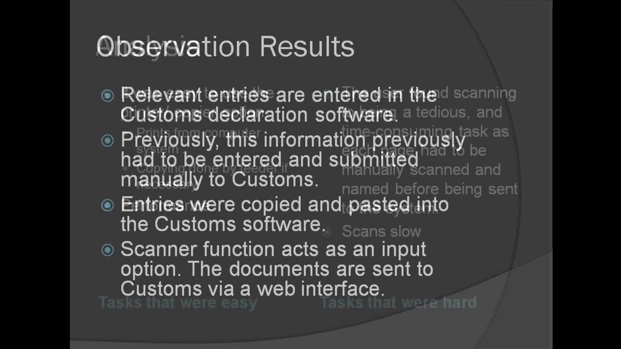 HCI Group Assignment - Observation