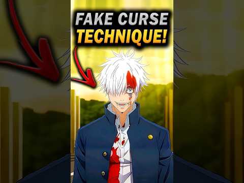 DID YOU KNOW RCT IS FAKE TECHNIQUE? JUJUTSU KAISEN FACTS! #jujutsukaisen #anime #facts #shorts