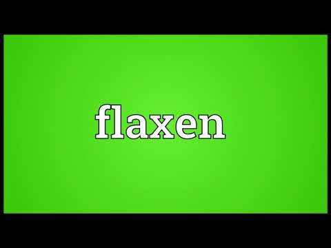 flaxen meaning in English