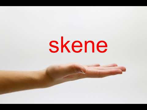 How to Pronounce skene - American English