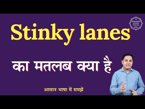 Stinky lanes meaning in Hindi | Stinky lanes meaning in Hindi | Stinky lanes meaning in Hindi | E...