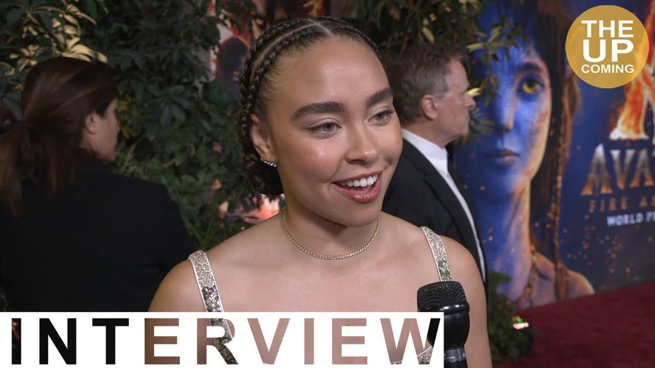Bailey Bass interview at Avatar: Fire and Ash world premiere