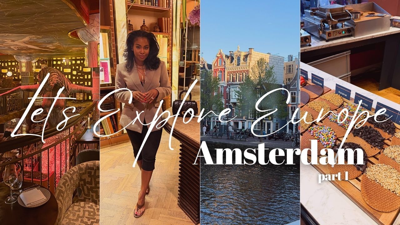 TRAVEL VLOG || Come with me to vacation in Europe | First up, AMSTERDAM!