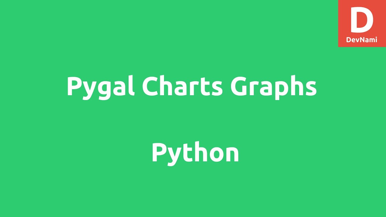 Create Charts Graphs with Python Pygal