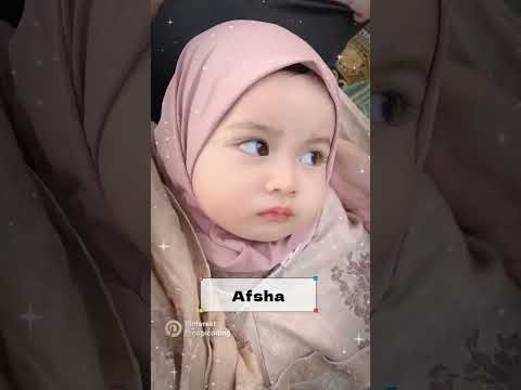 5 Cute Muslim Girl Names with Meanings #islamicposts #baby #islamicbabynames #muslimboys #cutebaby