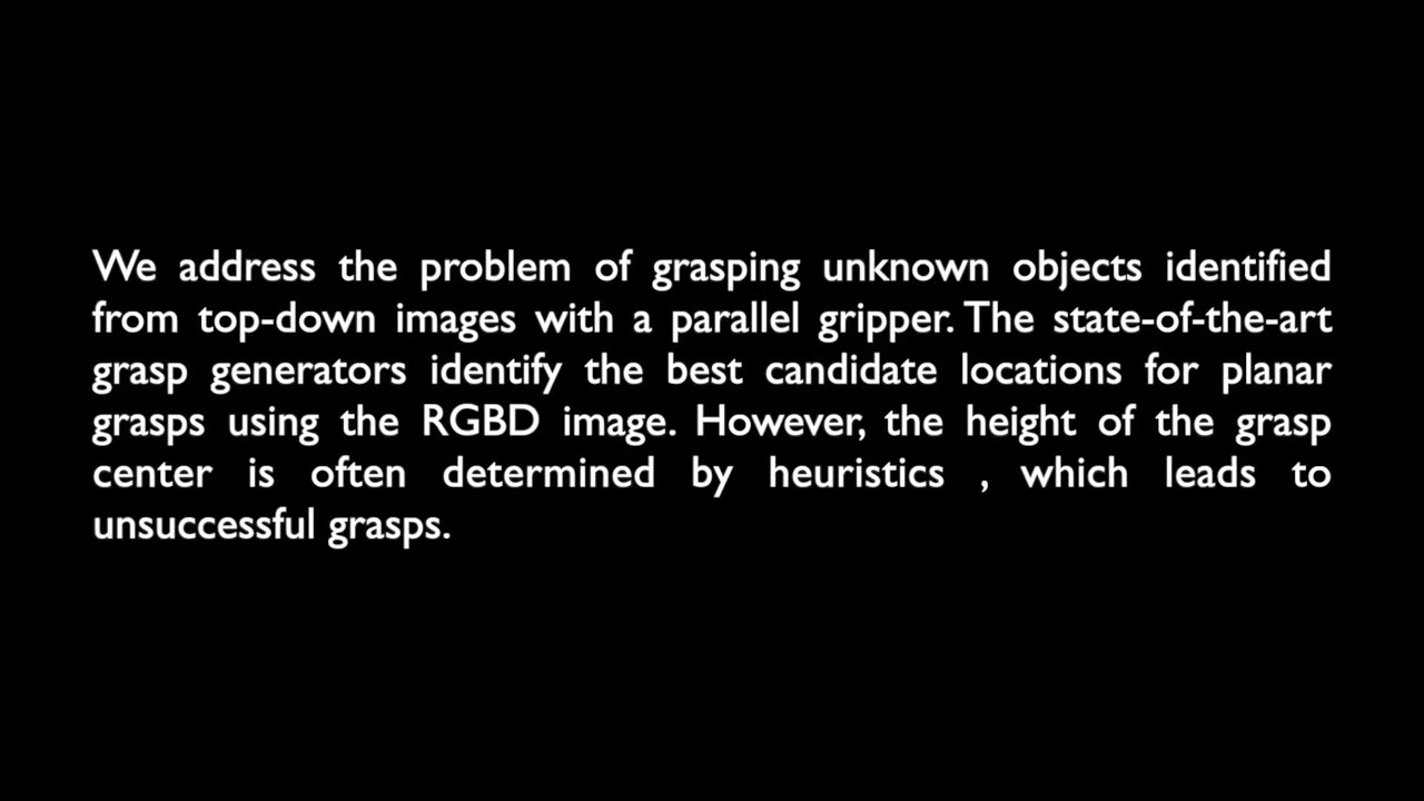 Learning height for top-down grasps with the DIGIT sensor