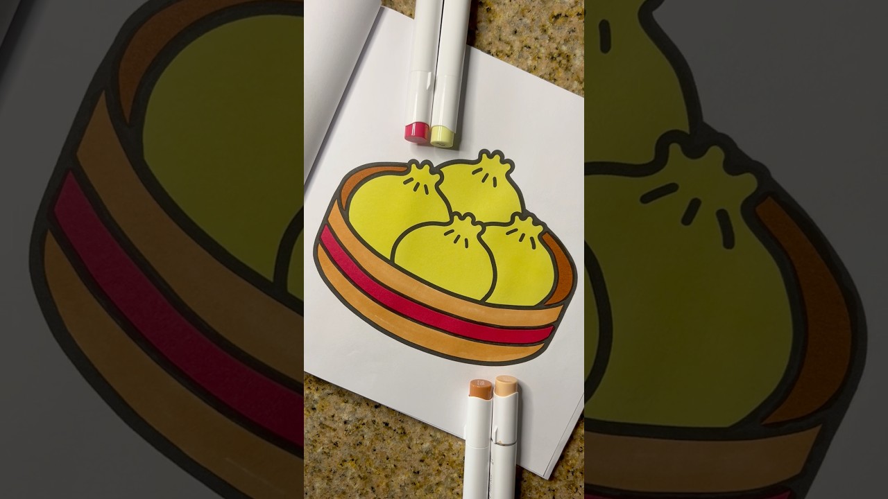 Satisfying Coloring - DUMPLINGS 🥟