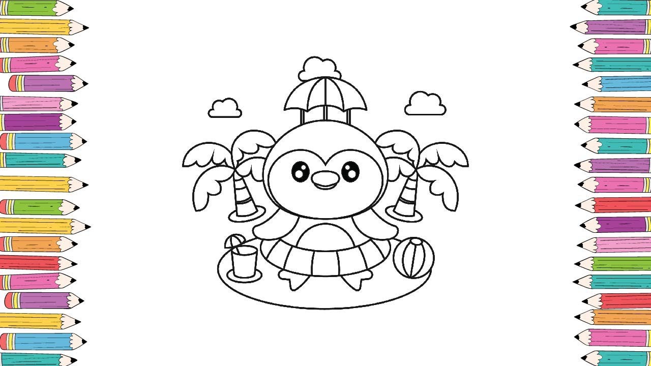 Hello Summer Coloring Pages for Kids | Educational & Exciting Videos ☀️
