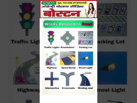 Words Related to Roads l Road Words You NEED to Know for Your Next Trip l Vocabulary for traveling