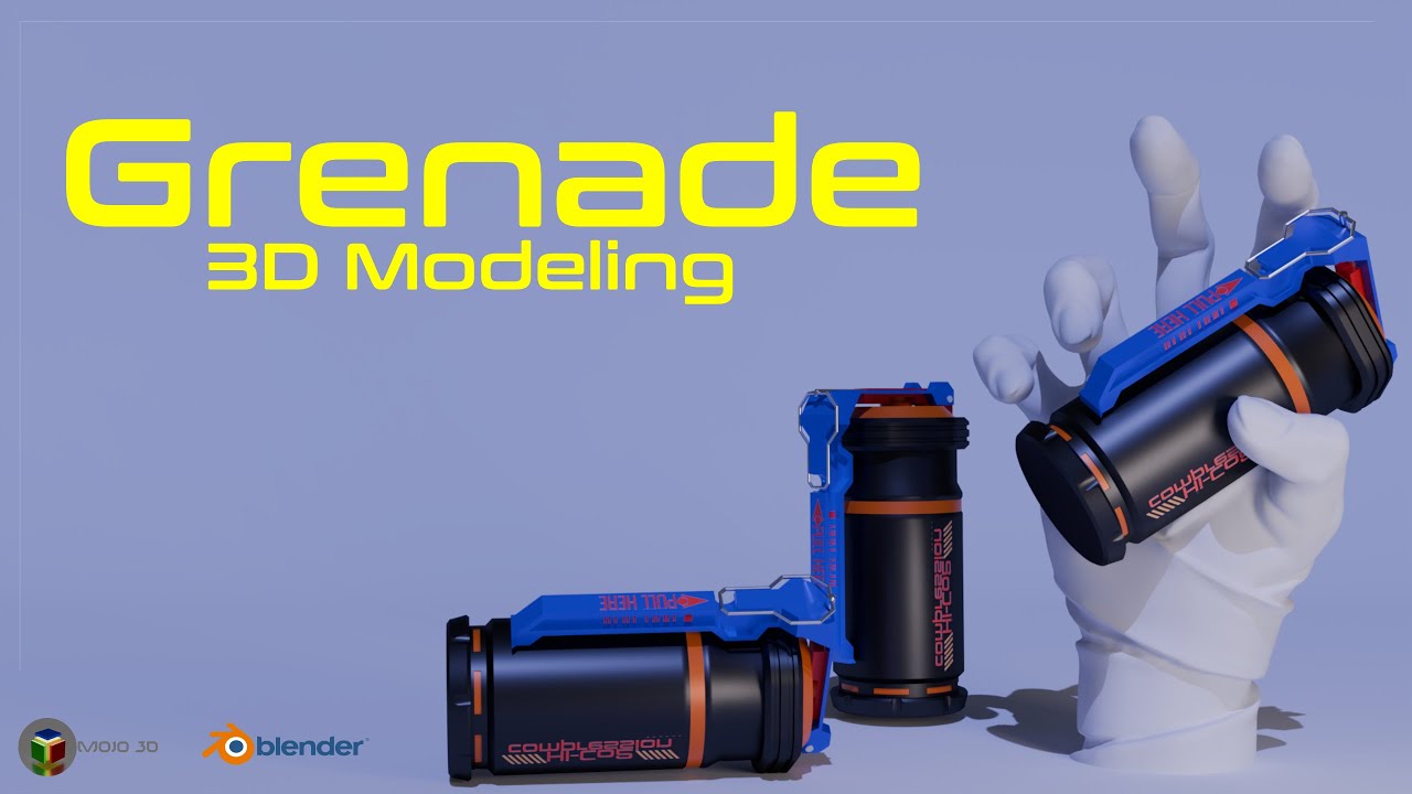 Explosive Creativity: Mastering 3D Grenade Modeling!