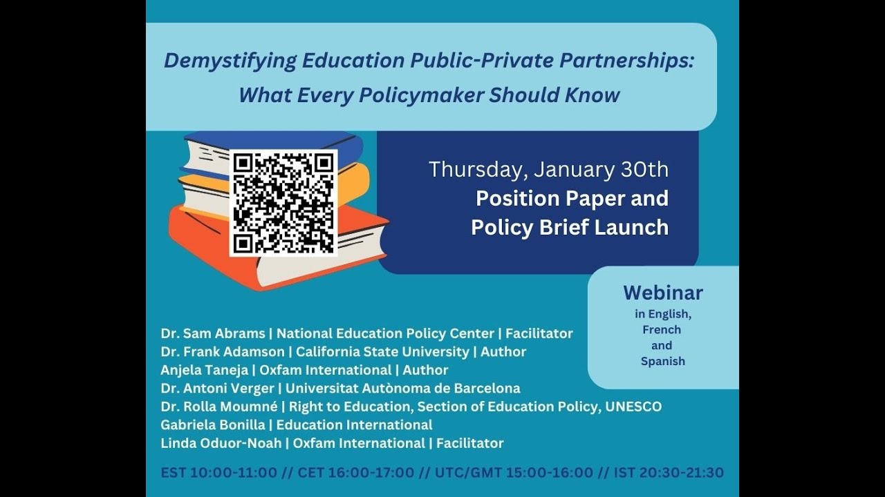 Demystifying Education Public-Private Partnerships Webinar