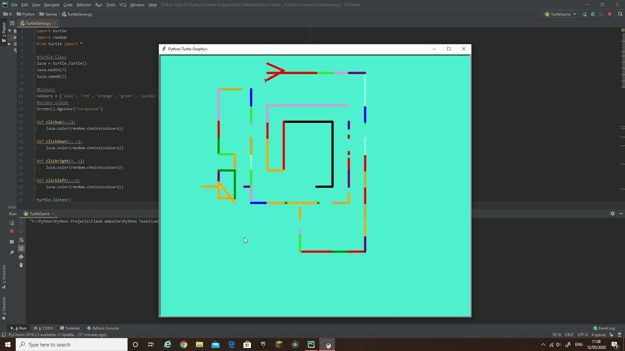 Testing the Turtle Module in Python