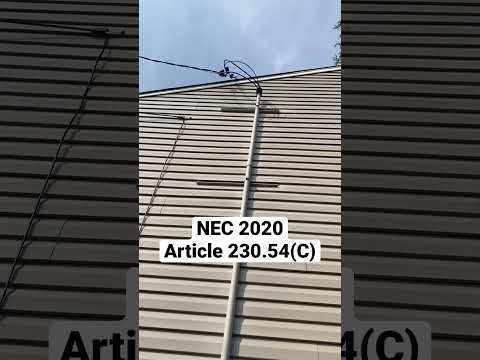 Service heads shall be located above the point of attachment of overhead service conductors.