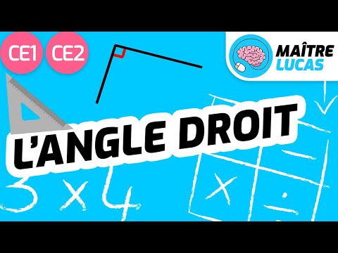 Les angles droits CE1 - CE2 - Cycle 2 - Maths - Mathématiques - Géométrie