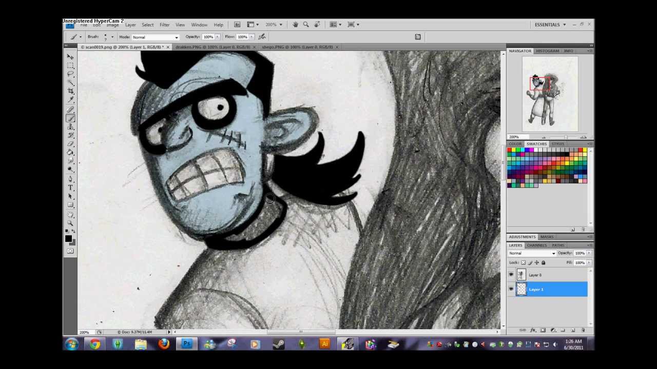 Coloring: Dr. Drakken and Shego