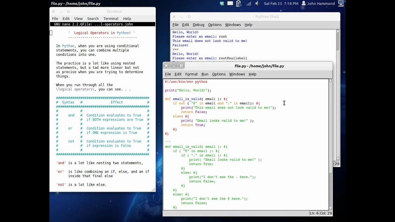 Python 18 Logical Operators