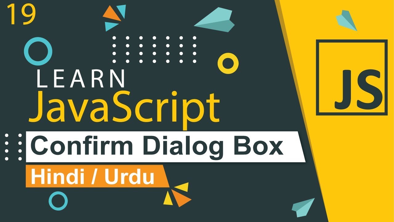 JavaScript Confirm Box Tutorial in Hindi / Urdu