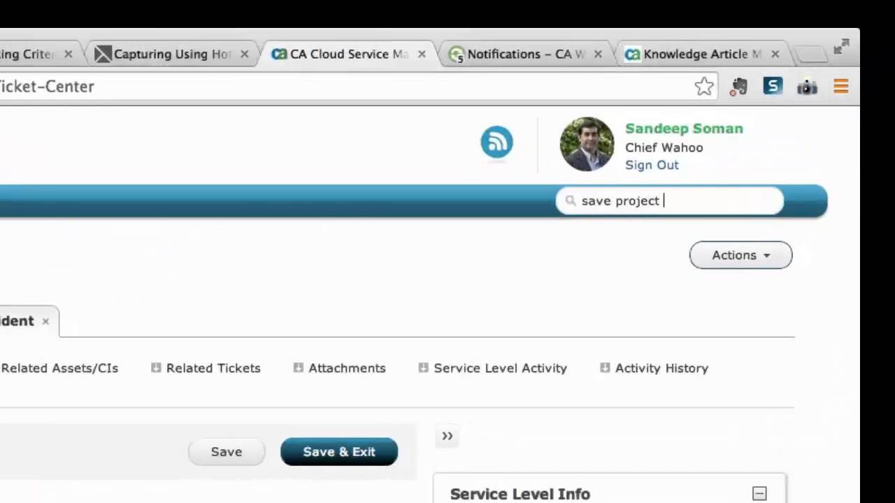 CA Cloud Service Management -- Knowledge Management